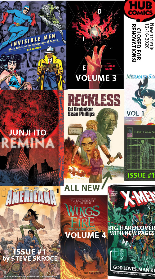 New arrivals 12-16-2020 | Hub ComicsHub Comics