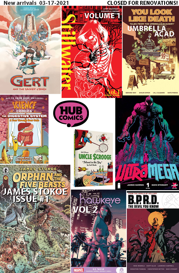 New arrivals 03-17-2021 | Hub ComicsHub Comics