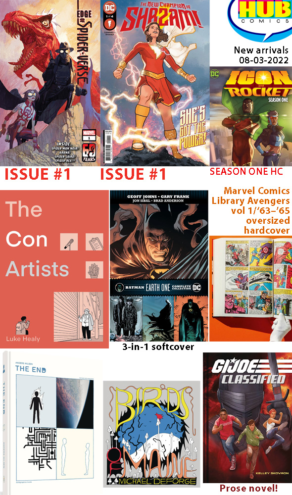 New arrivals 08-03-2022 | Hub ComicsHub Comics