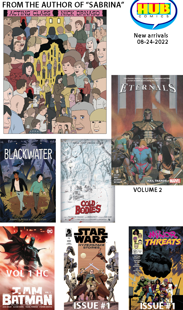 New arrivals 08-24-2022 | Hub ComicsHub Comics