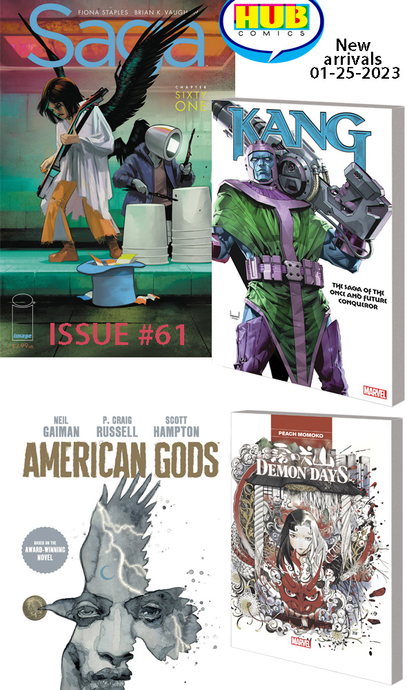 New arrivals 01-25-2023 | Hub ComicsHub Comics