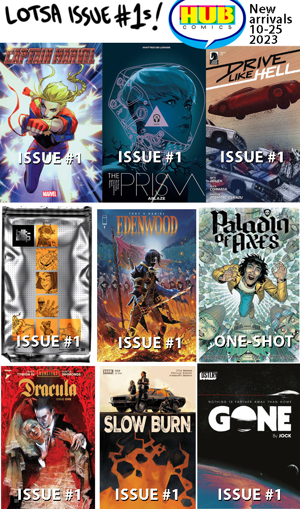 New arrivals 10-25-2023 | Hub ComicsHub Comics